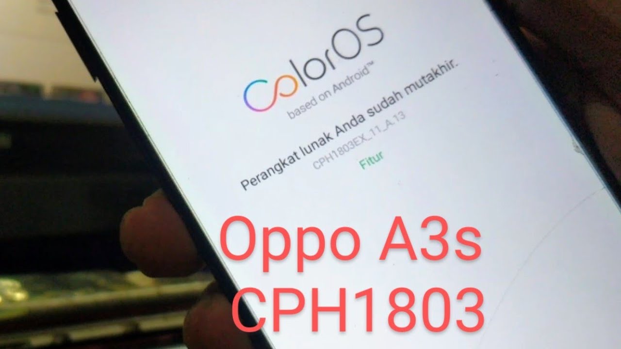 Oppo A3s CPH1803 manual update OTA 2022 - YouTube