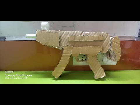 How to make a Mp5 cardboard gun