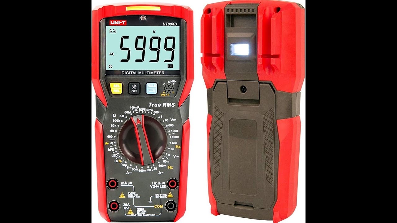UNI-T UT 89XD digital multimeter inceledik - YouTube