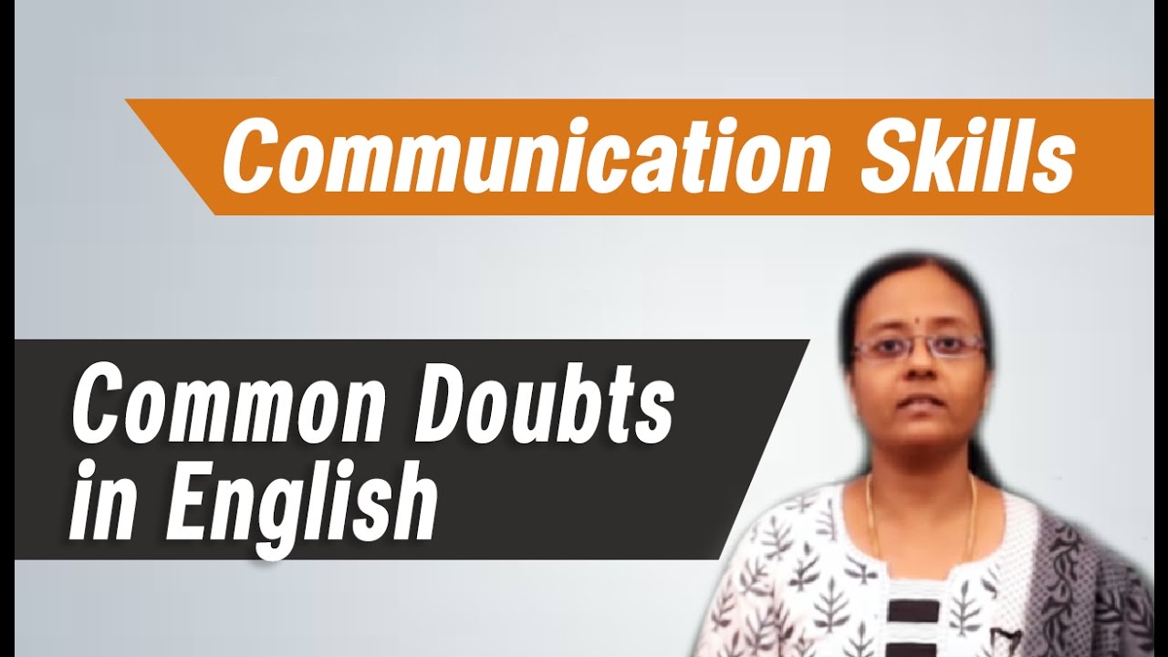 Common Doubts in English : Best tips on Communication skills - YouTube