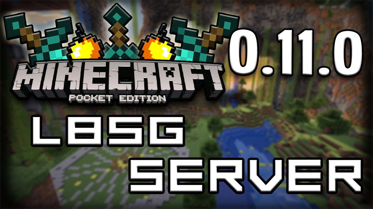 SERVERS! | MINECRAFT PE 0.11.0 LBSG SERVER [BETA] - YouTube