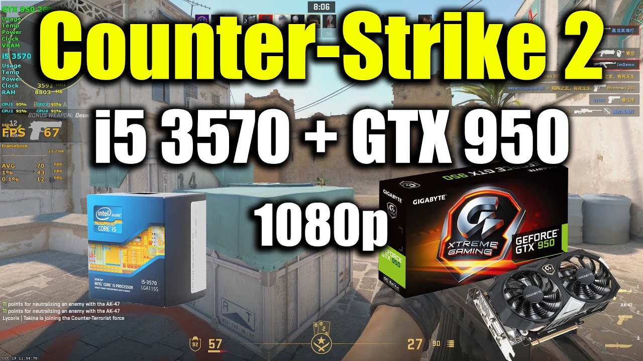 CS2 - i5 3570 + GTX 950 | 1080p - YouTube