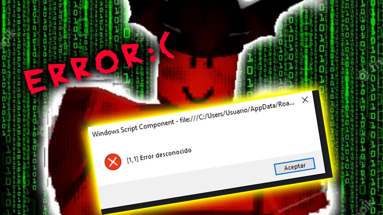 El Error Mas PELIGROSO DE ROBLOX (error 45229) mitos de roblox - YouTube