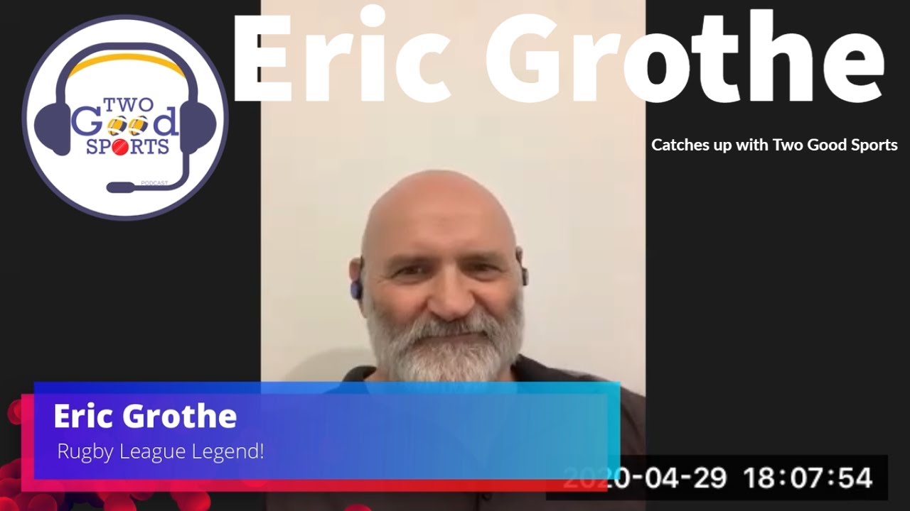 Two Good Sports catches up with Eric Grothe - YouTube