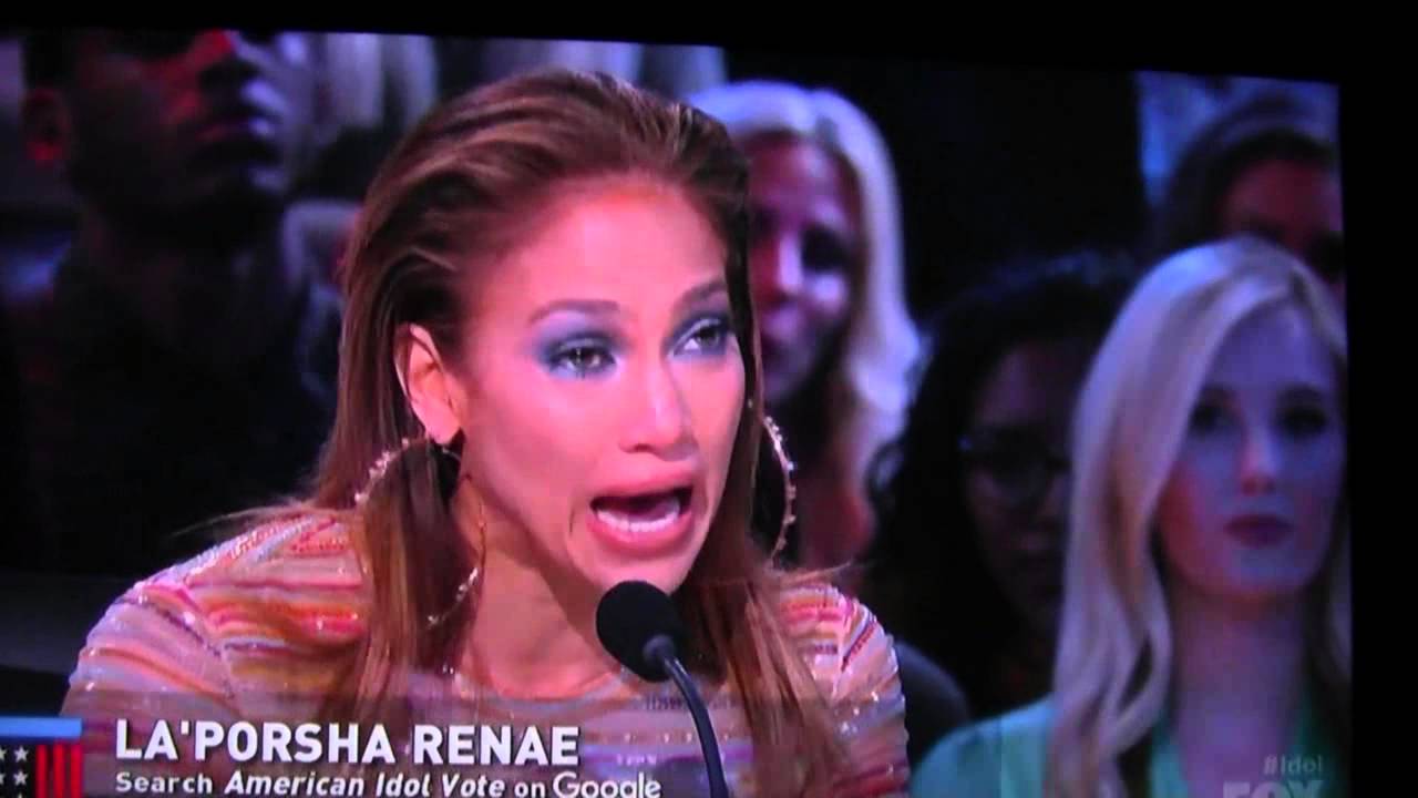 Jennifer Lopez crying on American Idol - YouTube