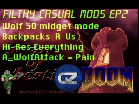 Filthy Casual Zdoom Mods Ep2 - Wolfenstein 3D - YouTube