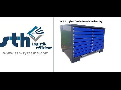 LCB II LogisticCarrierBox mit Vollauszug - by sth-systeme - YouTube
