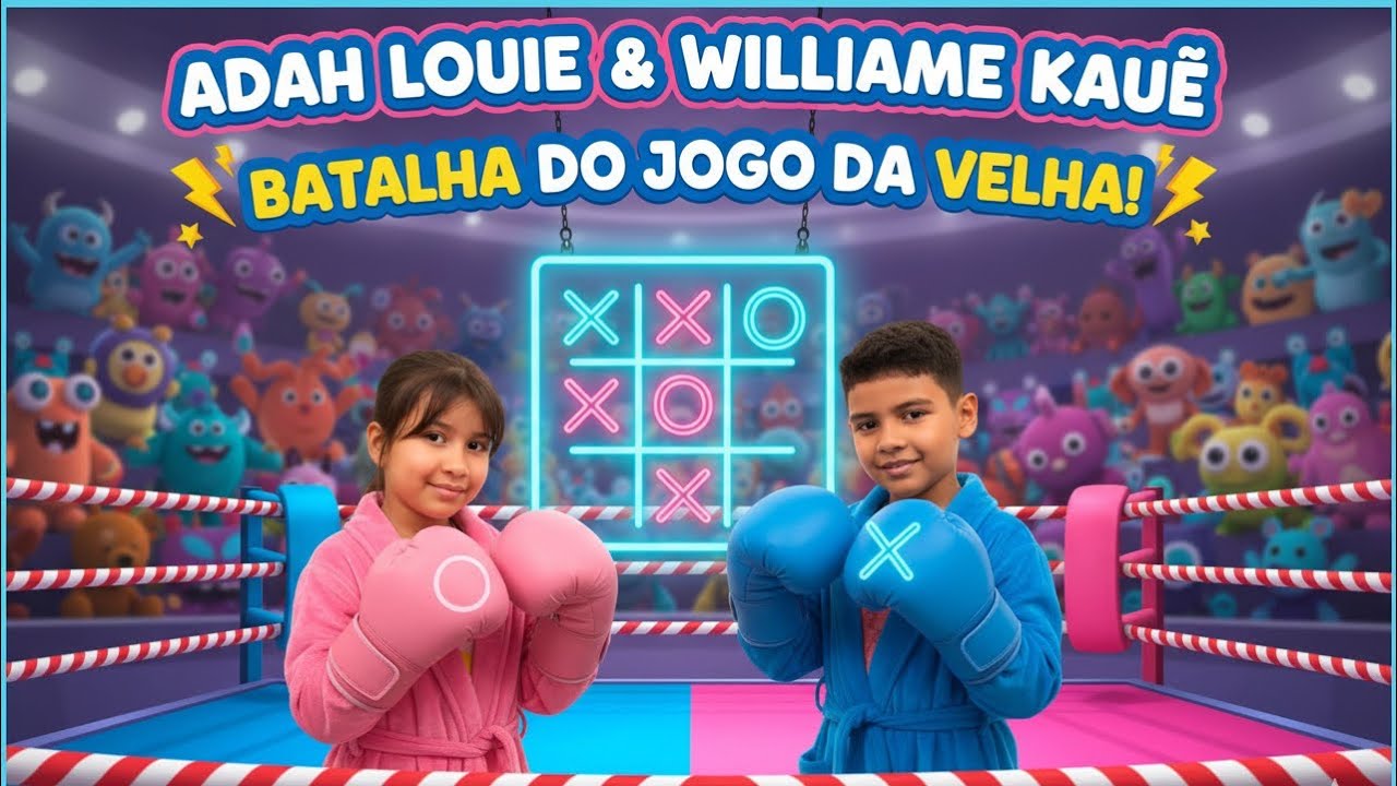 Batalha Do Jogo Da Velha 🥊 Adah Louie And Williame KauÊ Youtube