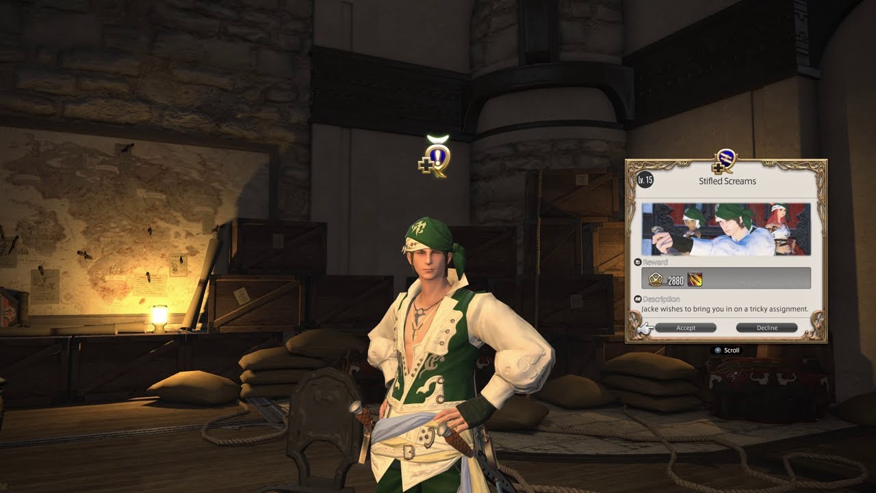 FFXIV Rogue Class Quest: Stifled Screams - YouTube