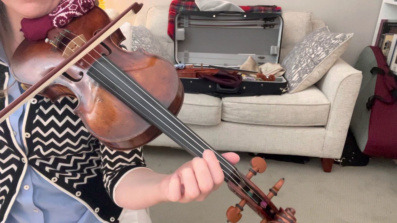D Melodic Minor Scale Violin Tutorial - YouTube