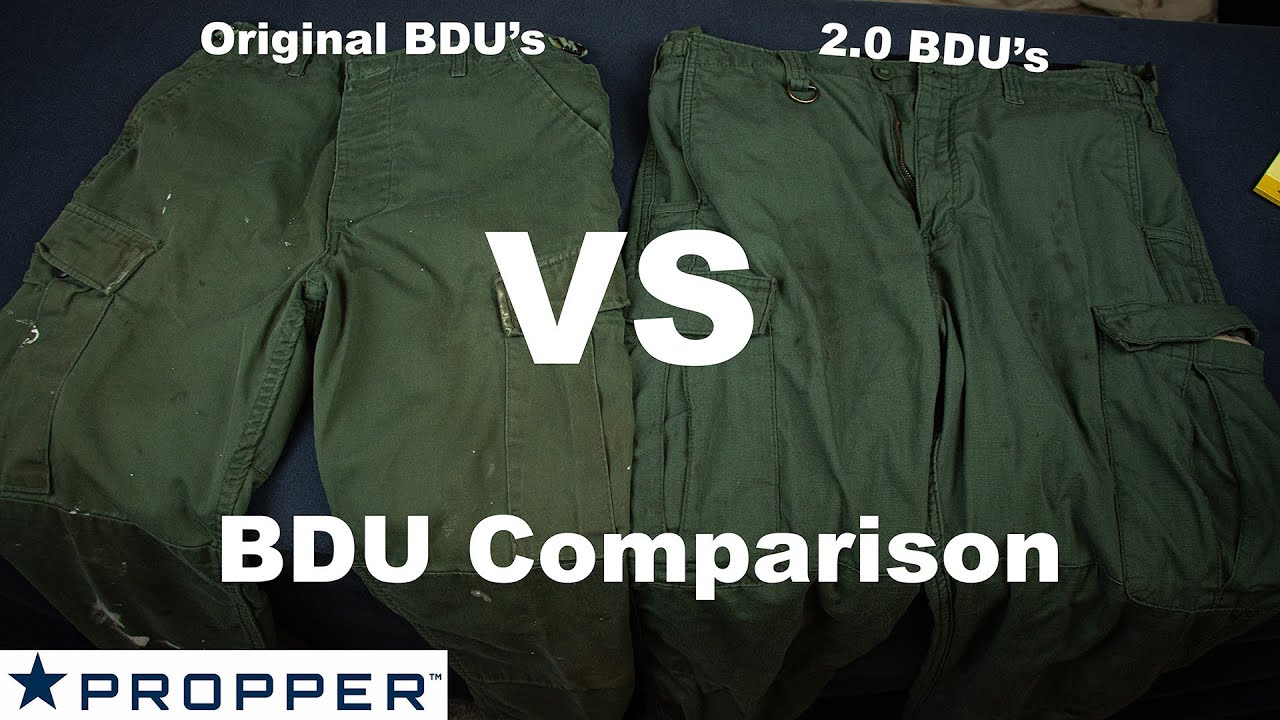 PROPPER BDU COMPARISON | ORIGINAL vs 2.0! - YouTube