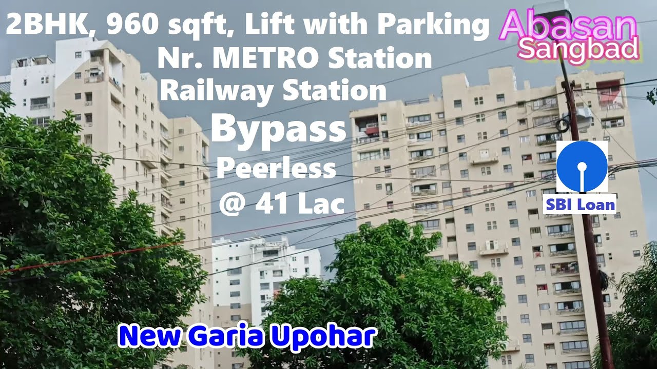 2BHK, 960 sqft, with Parking @ 41 Lac | New Garia Station | Kavi Subhas ...