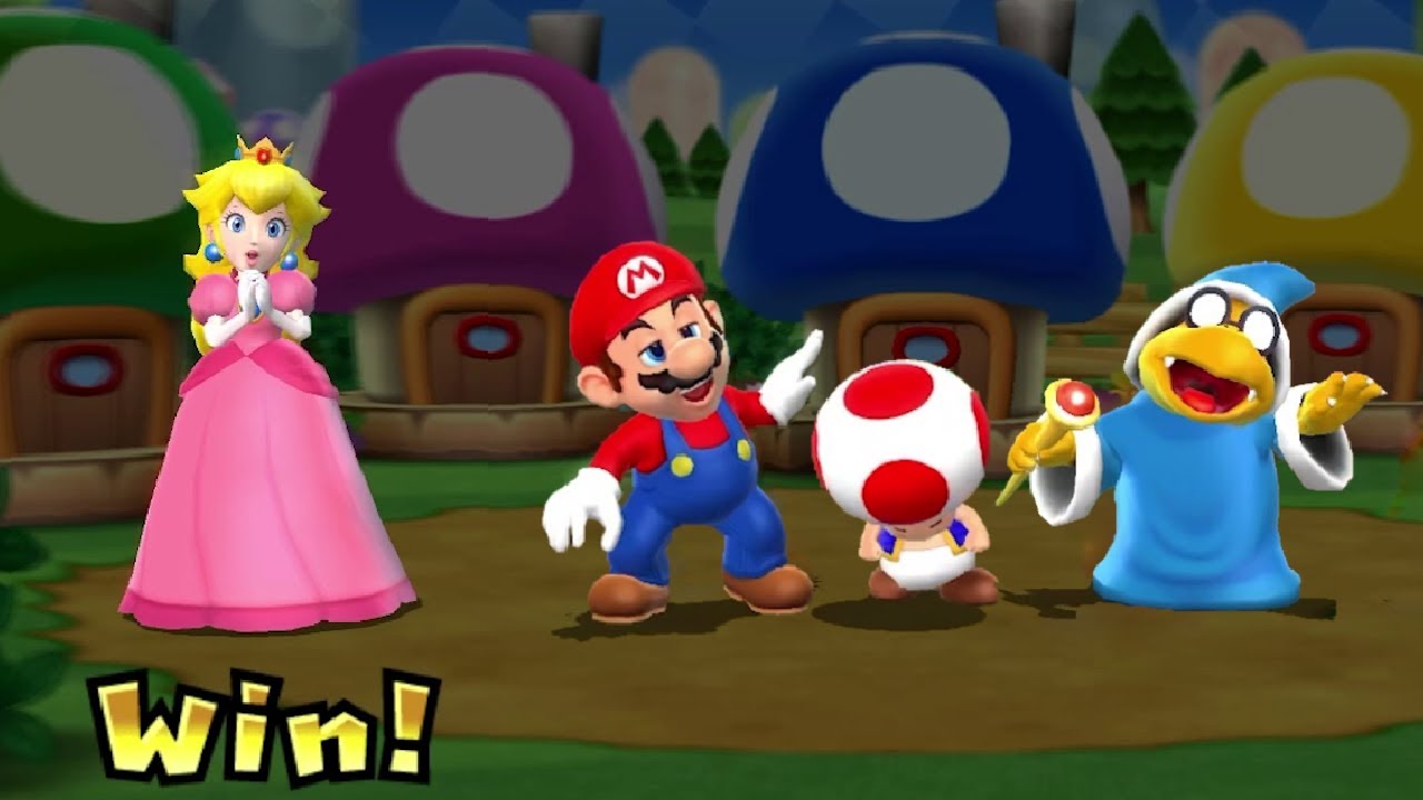 Mario Party 9 - Superstars Minigame Battle (Master CPU) - YouTube