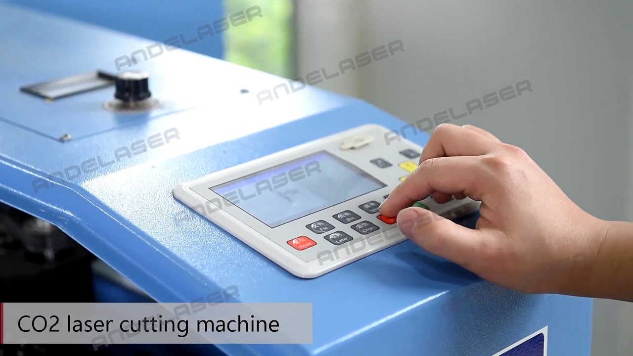 AD-CM-6090 CO2 laser cutting machine - ANDE LASER - YouTube