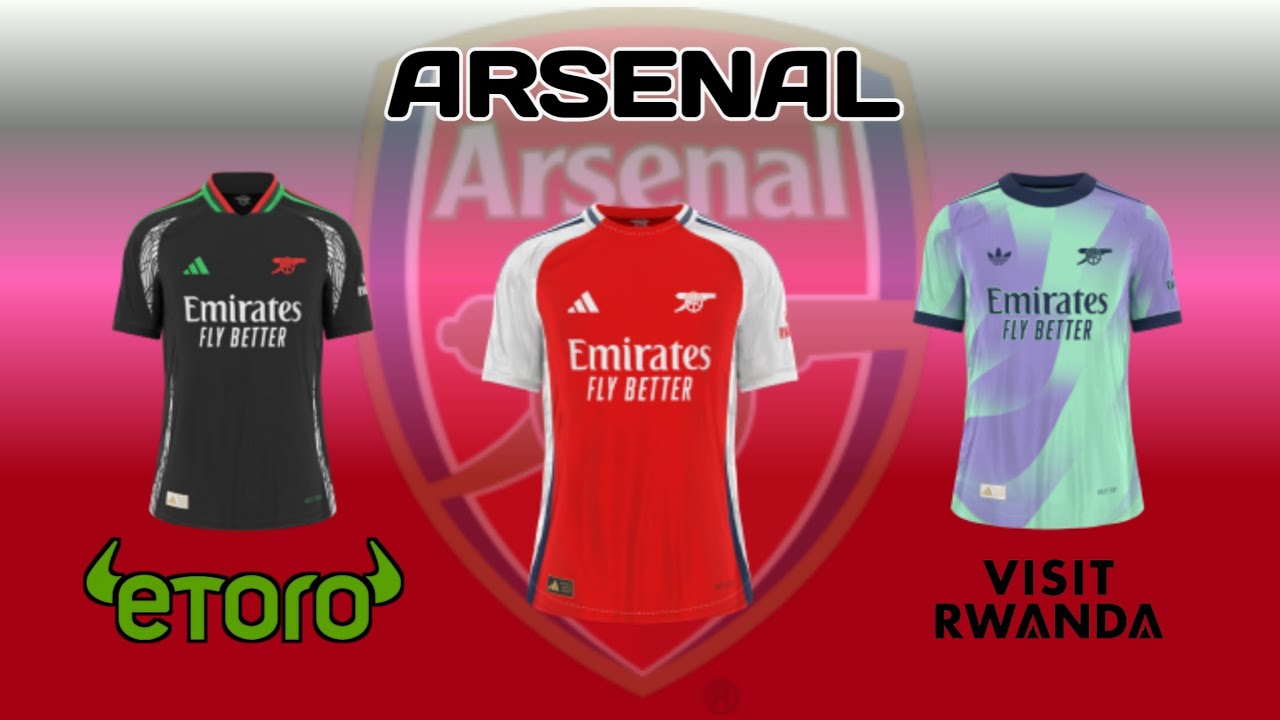 Kitpack Arsenal FC 2024/2025 FIFA 16 - YouTube