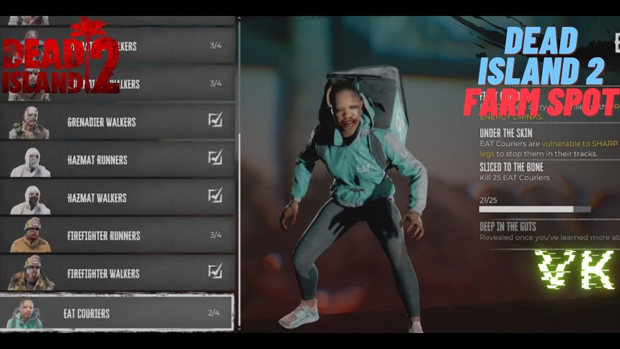 Dead island 2 location for Eat couriers, Firefighter runners, Putrefied ...