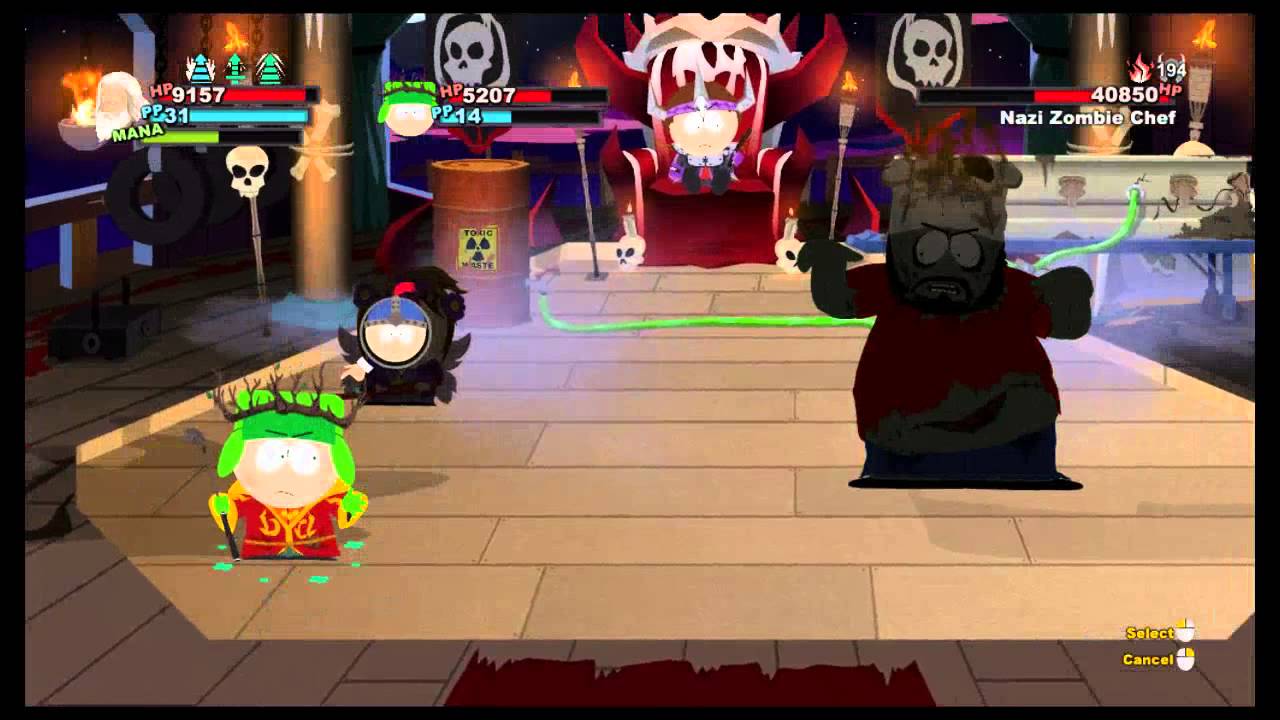 South Park: SOT: Boss 11 - Nazi Zombie Chef - YouTube