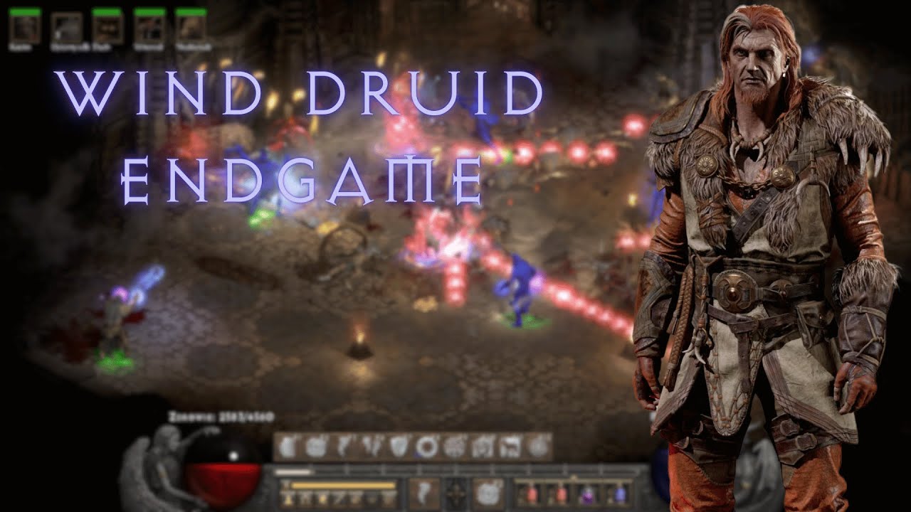D2R Wind Druid - Uniwersalny build na każdą lokację - YouTube