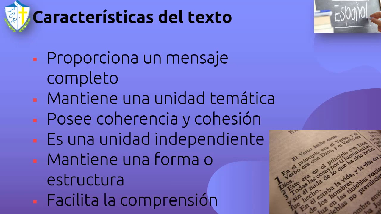 ESTRUCTURA DE LOS TEXTOS ESCRITOS ESPAÑOL II - YouTube