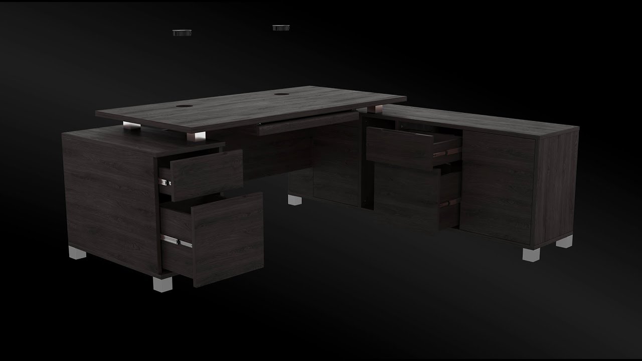 Office table animation - YouTube