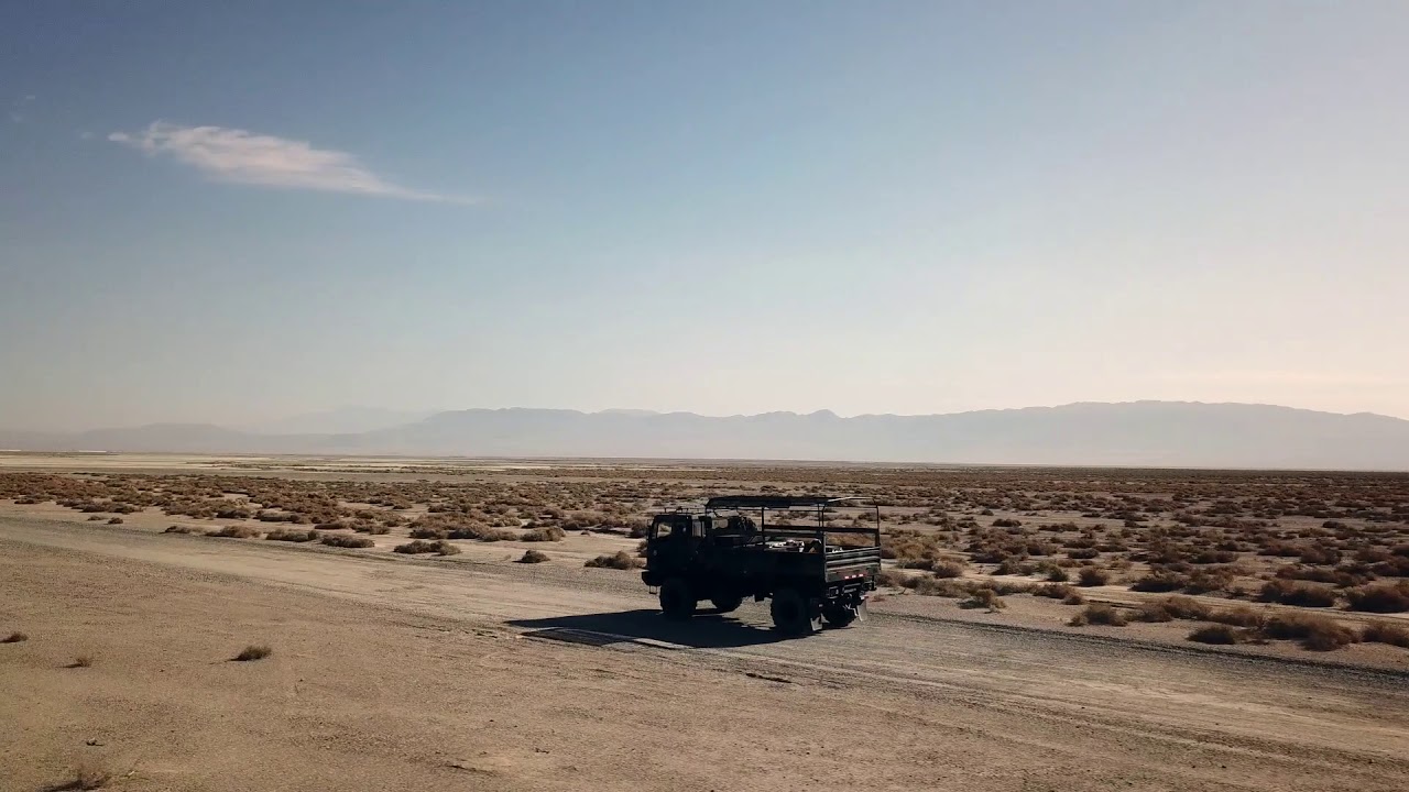 LMTV 1078 Aerial Desert Footage - YouTube
