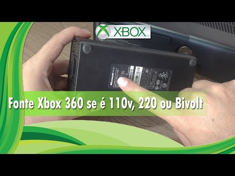 🔸 Como saber se a fonte do seu Xbox 360  ⁞ 🔌 é 110v, 220v ou Bivolt ( PT - BR )