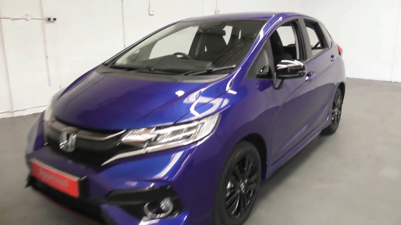 Honda JAZZ 1.5 SPORT finished in Brilliant Sporty Blue Metallic , video ...