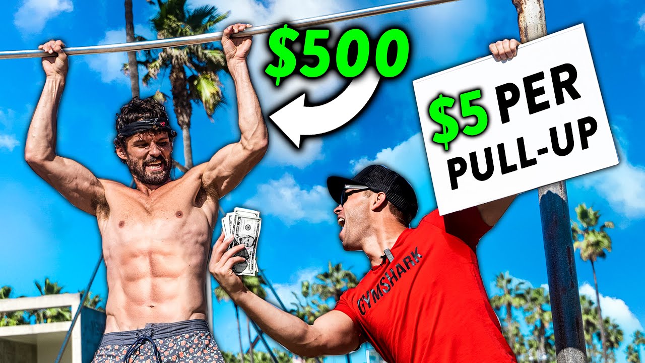 WIN $5 for EVERY PULL-UP (unlimited!) - YouTube
