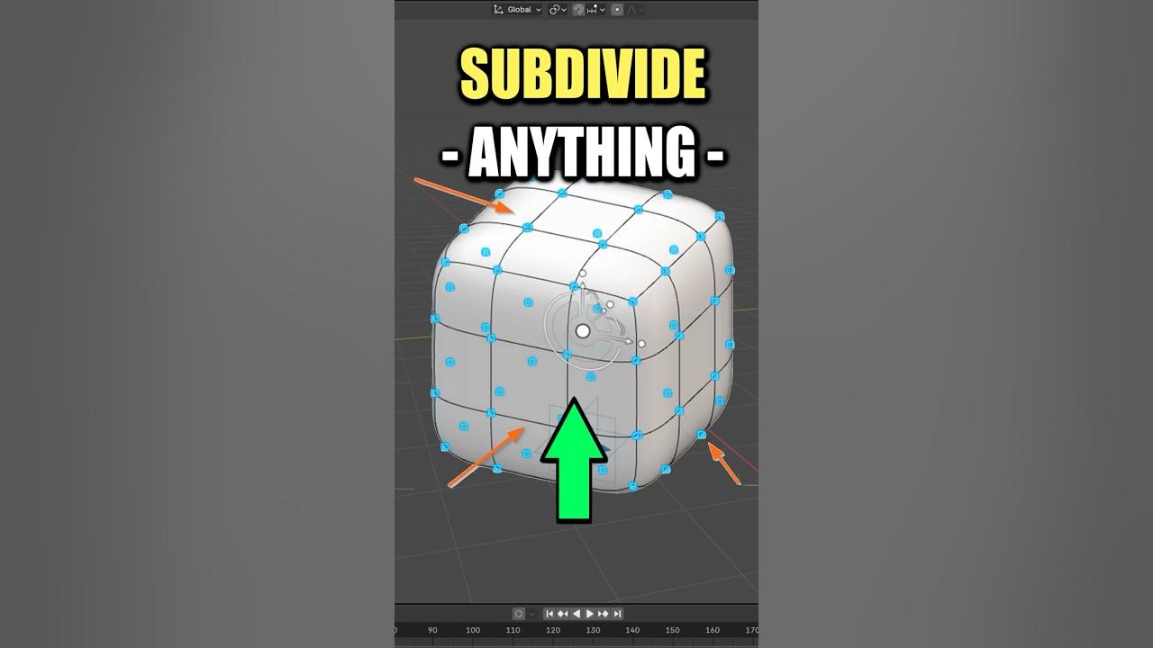 Blender: Subdivide Individual Points - YouTube