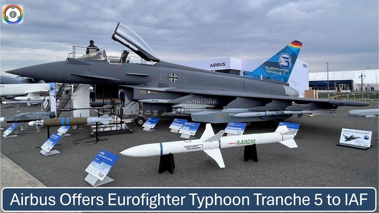 Airbus Offers Eurofighter Typhoon Tranche 5 to IAF - YouTube