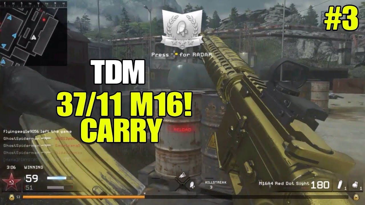 Call of duty Modern Warfare Remastered Gameplay m16 introducing myself ...