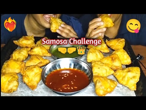 Eating Lots of Samosa ||Samosa Challenge🤜🤛👑 - YouTube