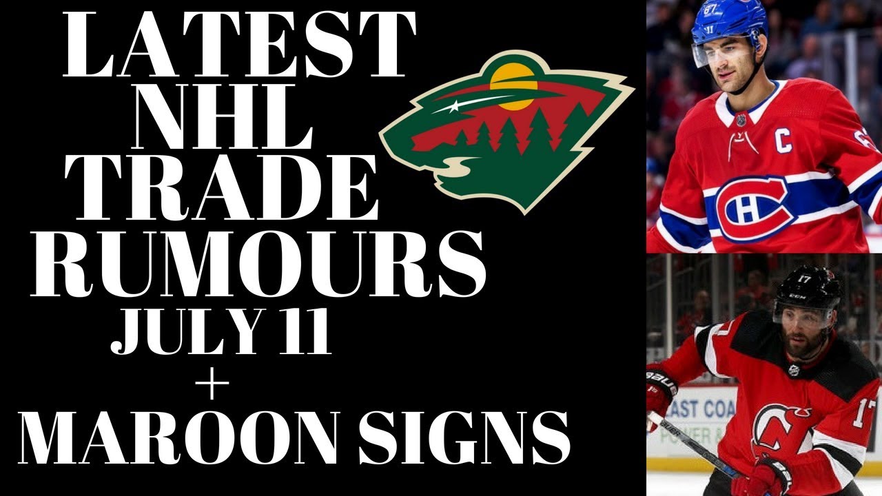 NHL Trade Rumours 2018 - Pacioretty, Minnesota Wild + Maroon Signs ...