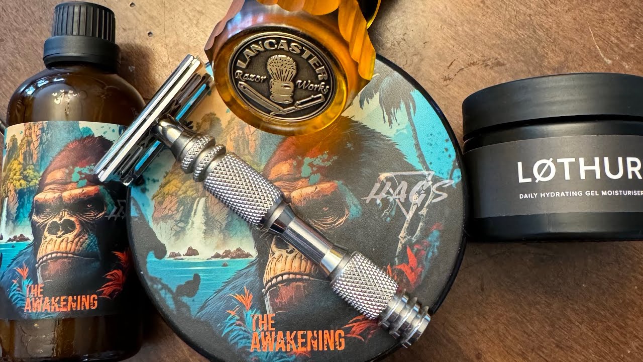 Wetshaving: HAGS The Awakening, Lancaster Razor Works Brush, Rapira ...