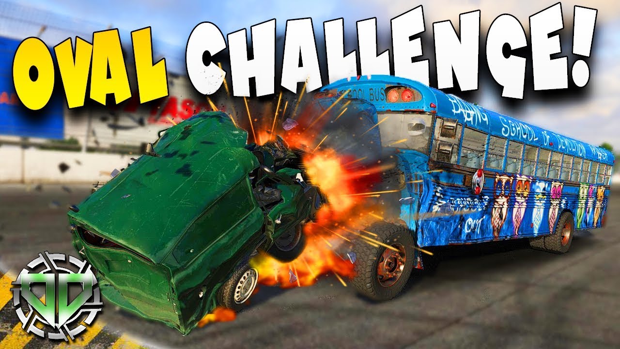 OVAL CHALLENGE SUPERVAN DESTRUCTION : Next Car Game: Wreckfest Gameplay ...