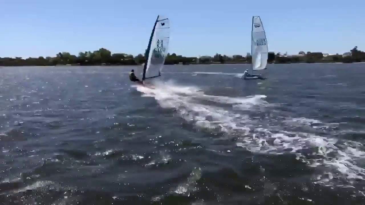 Scow Moth at Shelley sailing club - YouTube