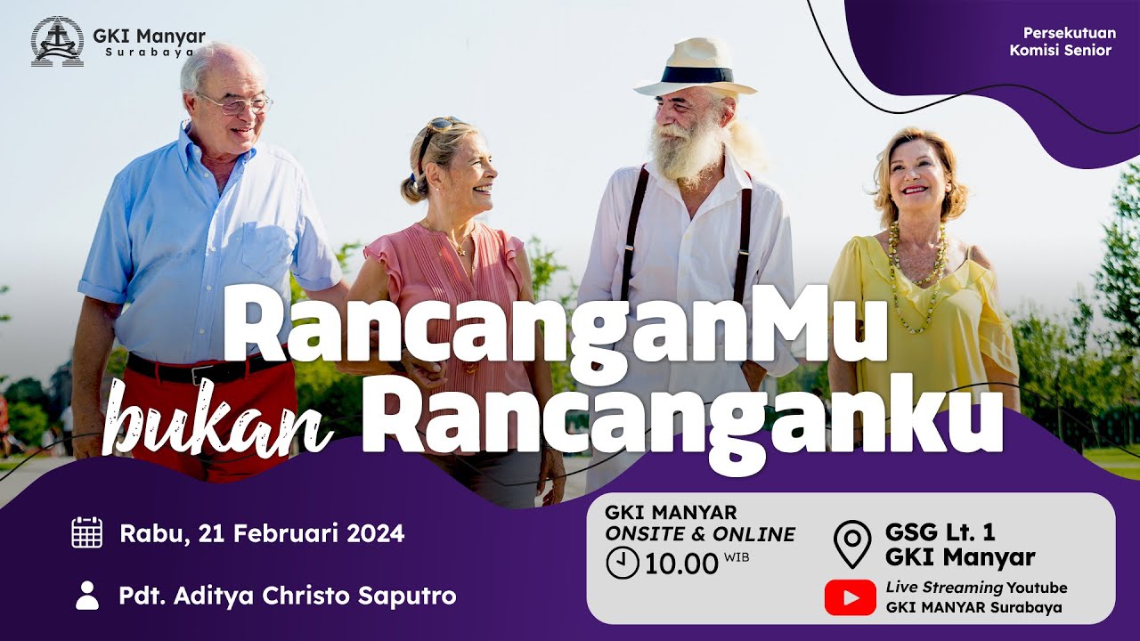 Persekutuan Komisi Senior GKI Manyar Februari 2024 - YouTube