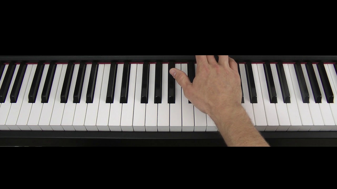Learn To Play A Very Easy Blues On Piano Keyboard - YouTube