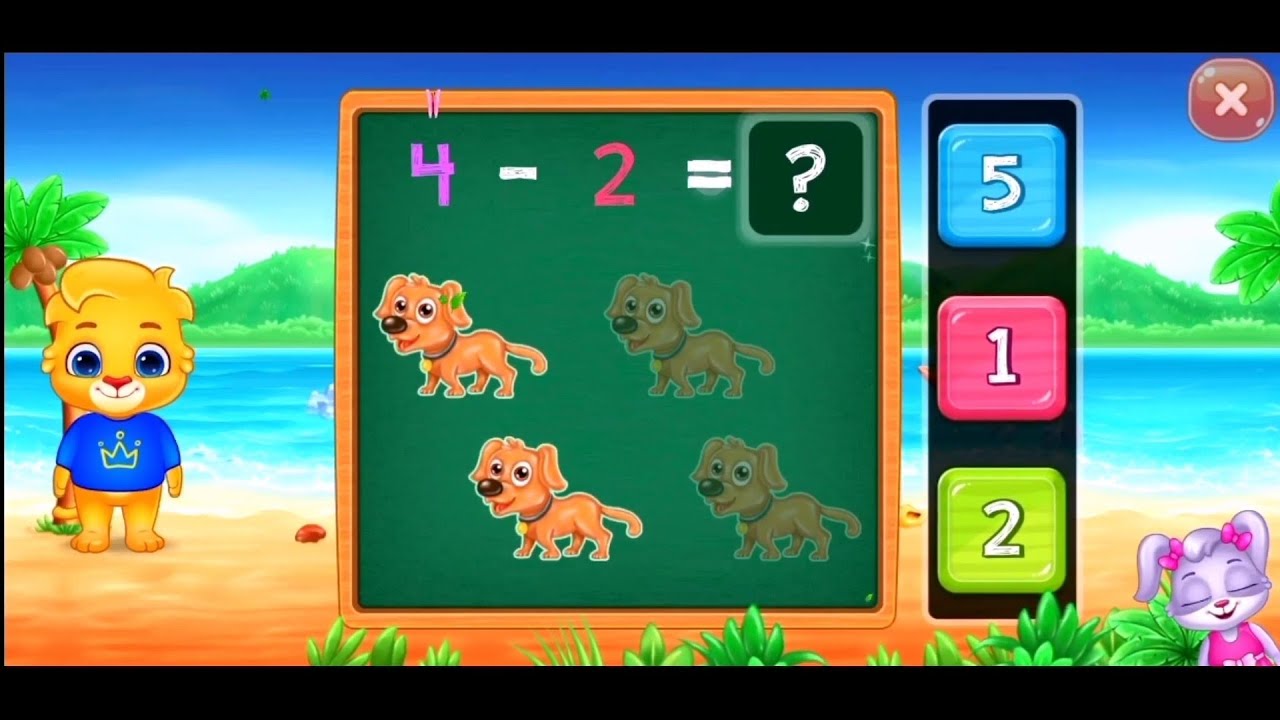 Maths 4 Kids - Fun Subtraction for Kids with Lucas and Ruby Playthrough ...