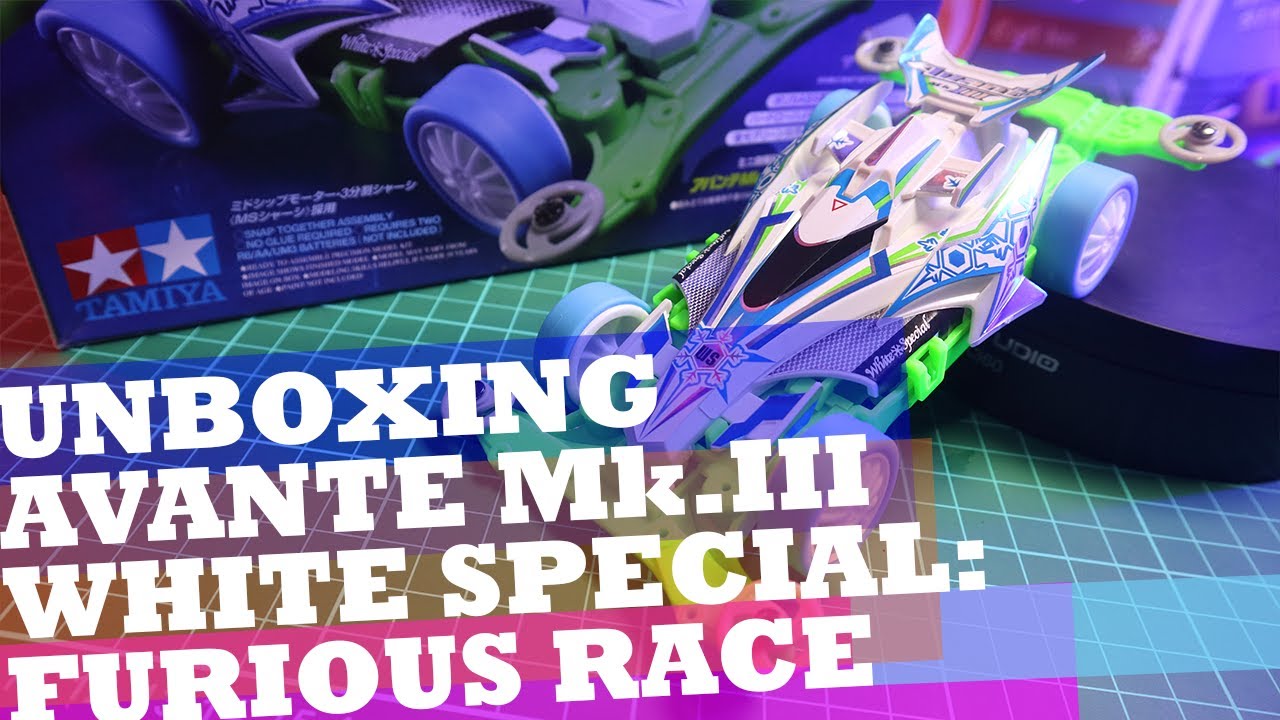 Rakit Tamiya Avante Mk.III White Special - YouTube