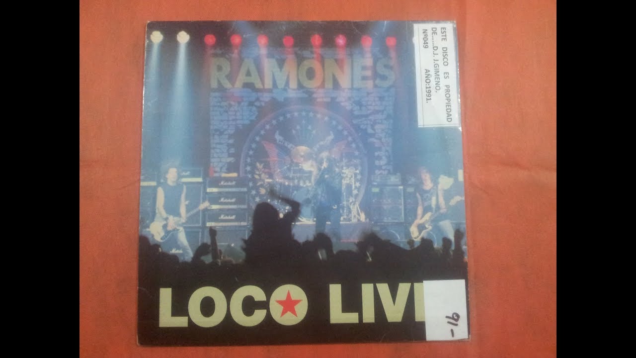 RAMONES.''LOCO LIVE.''.(TODAY YOUR LOVE,TOMORROW THE WORLD.)(12'' LP ...