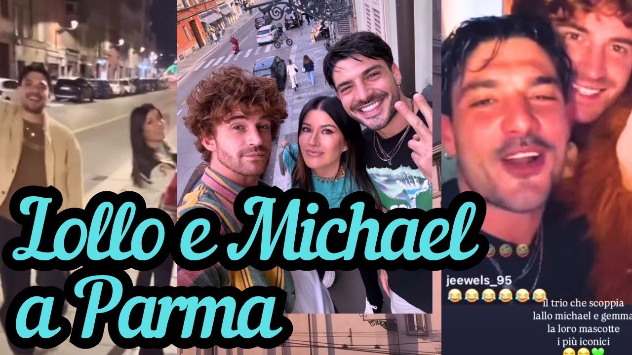 LORENZO SPOLVERATO e MICHAEL CASTORINO vanno a Parma a trovare un'amica ...