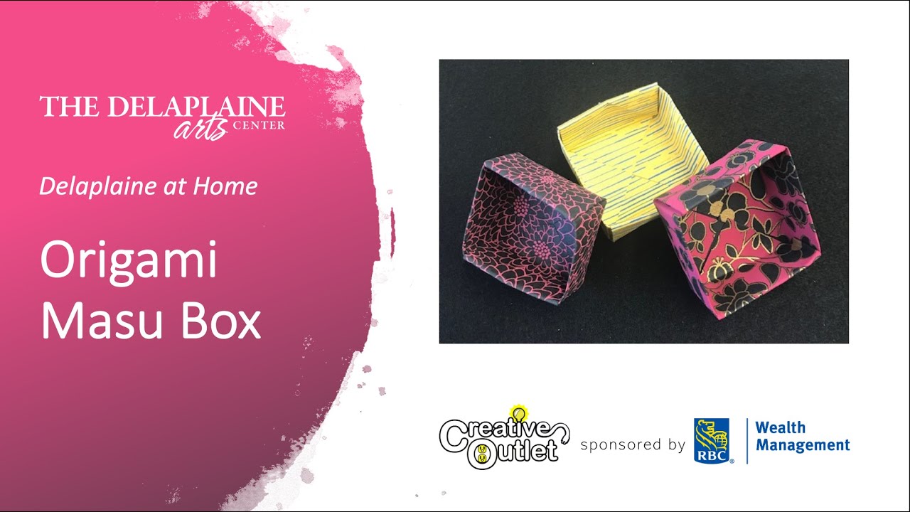 Creative Outlet: Origami Masu Box - YouTube