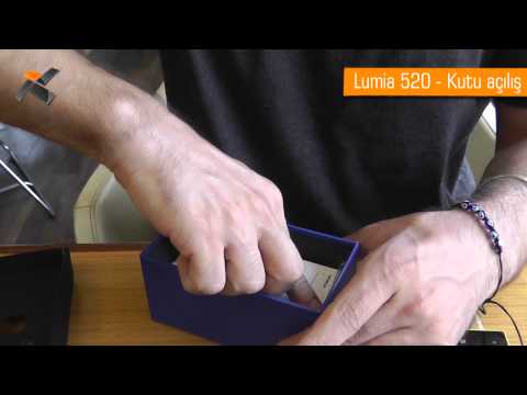 Nokia Lumia 520'nin kutu açılış videosu - Teknokulis.com
