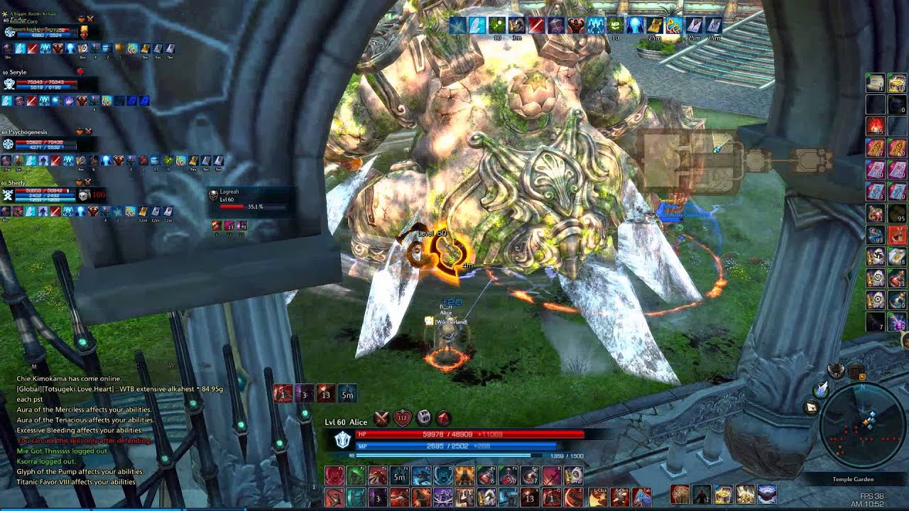 [TERA] Tanking with a Vitalance - Balder's Temple 02 (Lagreah) - YouTube
