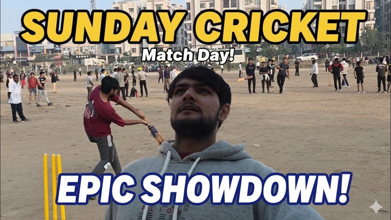 Sunday cricket match ! Vlog-34 - YouTube