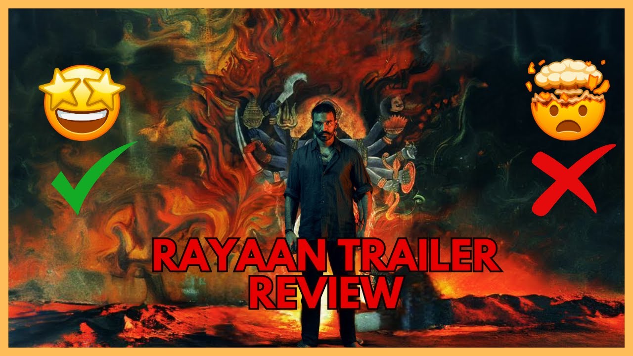Rayaan Trailer Review | Reaction | Dhanush's 50th Film | Gangster Drama ...