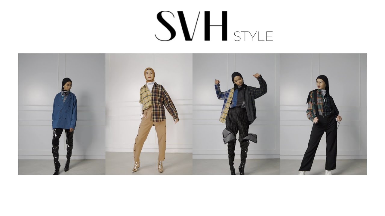 OOTD Hijab Dengan Style Unisex SVH Official - YouTube