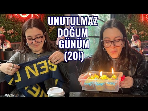GECİKMİŞ DOĞUM GÜNÜ VLOGU 🎂 #20 