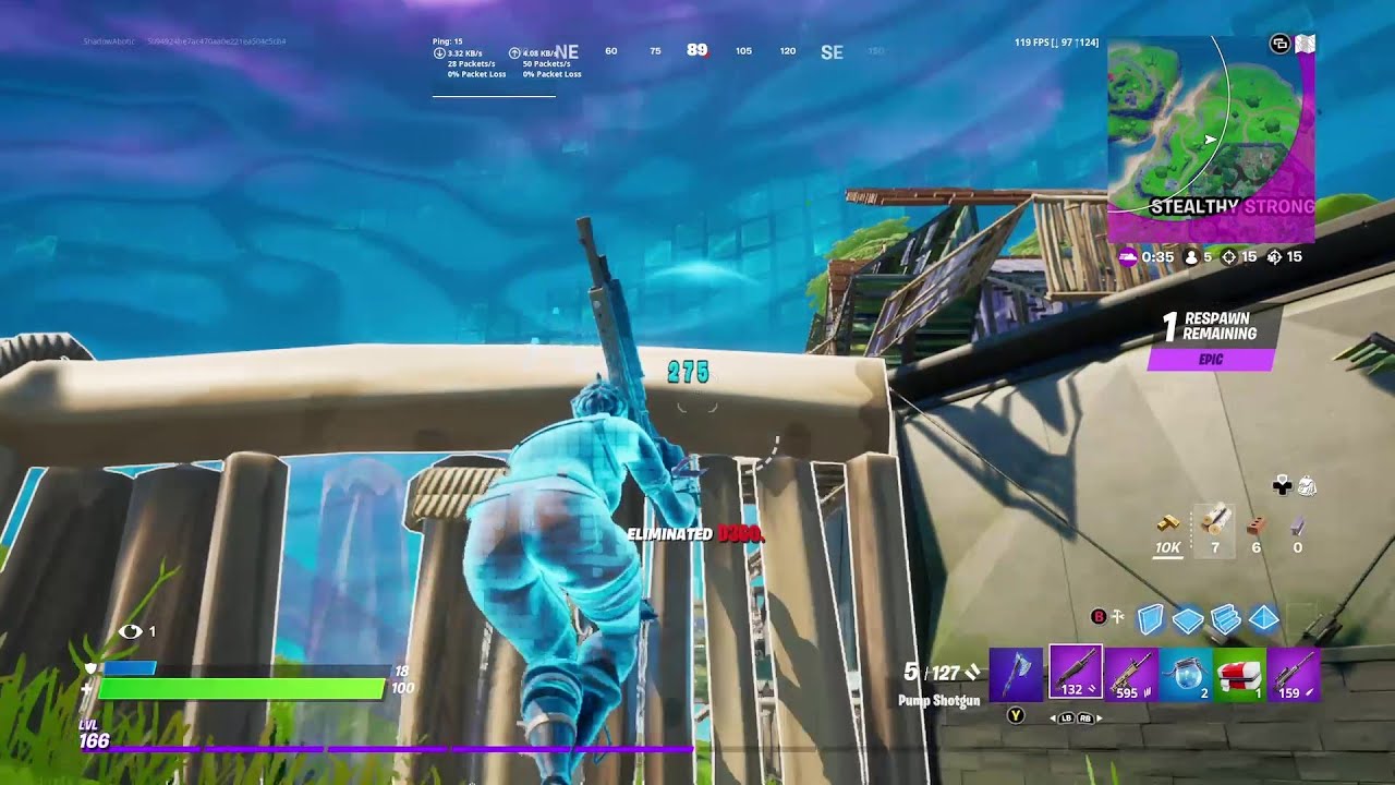 Lots Of Side Jumps - Xbox Series S 120FPS Fortnite Gameplay - YouTube